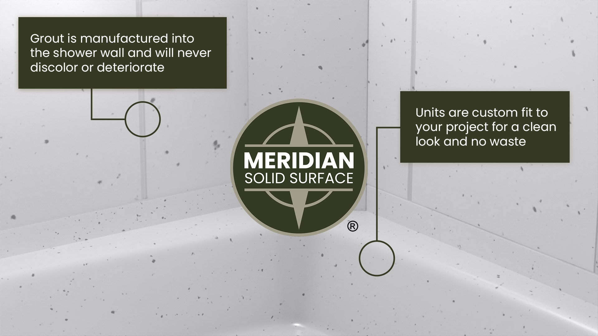 Tower Industries | Meridian®️️ Solid Surface Wall Panels